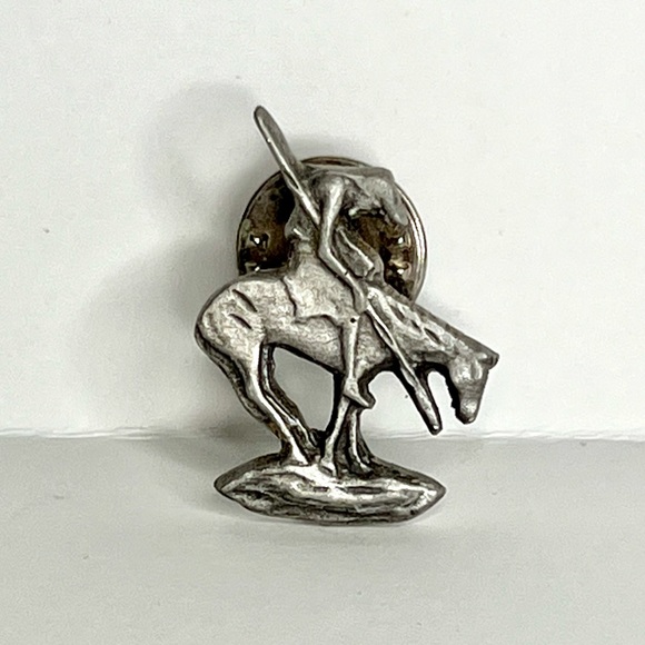 Vintage | Other | Vintage Native American Warrior End Of Trail Pin ...